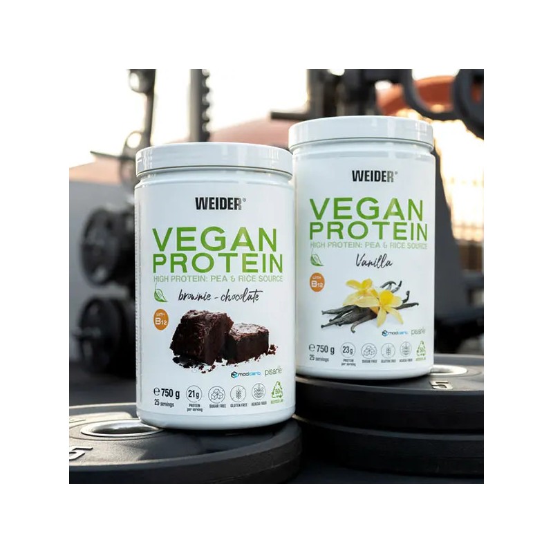 Vegan Protein |Sabor a Mango y Matcha | Weider | en polvo 750gr | La Proteína Vegana + Completa ...